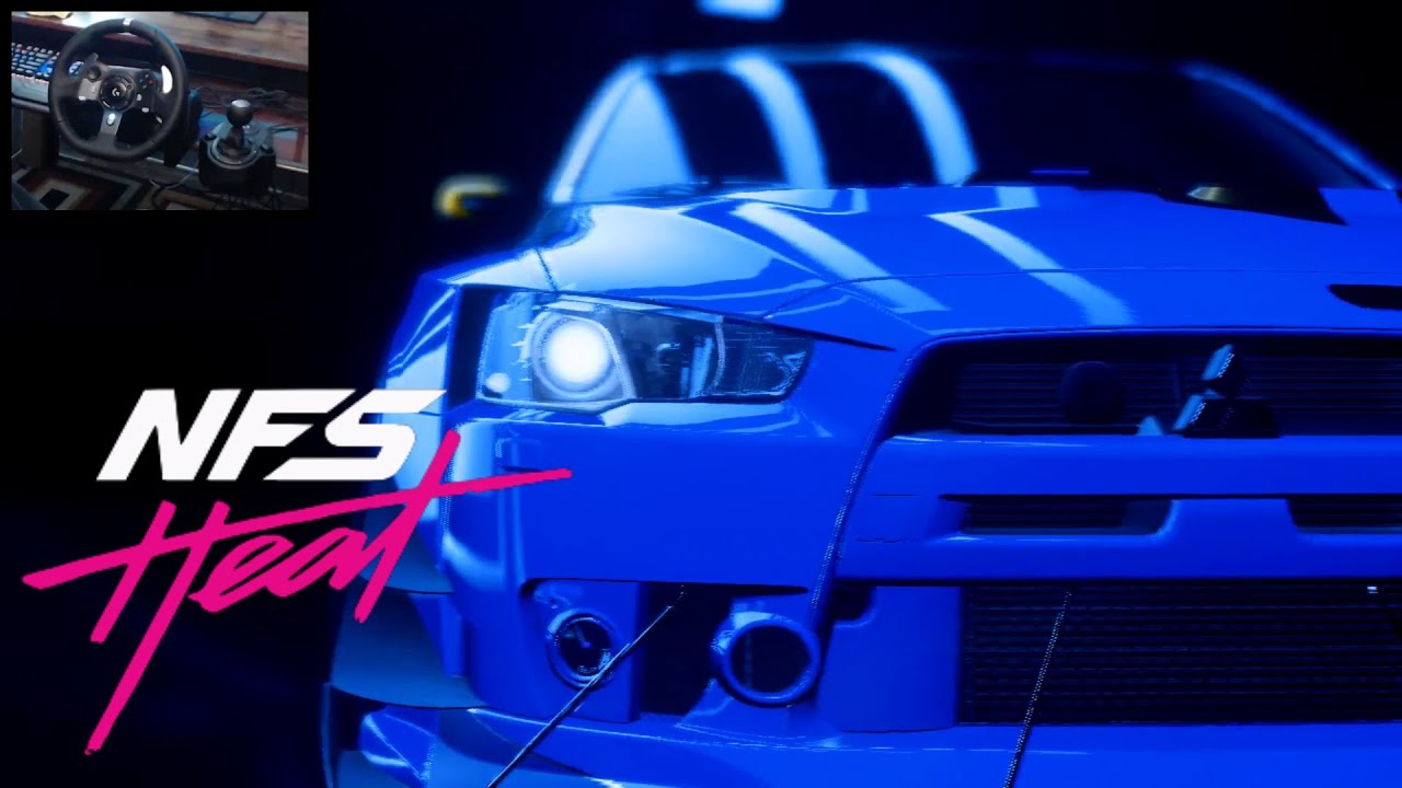 Mitsubishi Lancer EVO | Need For Speed: Heat | Steering Wheel Gameplay ...
