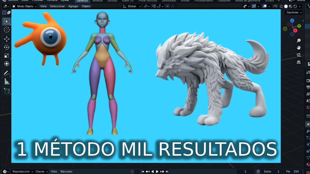 ¡Simple! Cómo Modelar Paso a Paso: Blender Guía Definitiva - YouTube