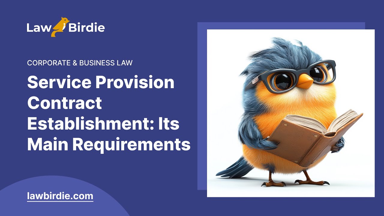 Service Provision Contract Establishment: Its Main Requirements - Essay ...