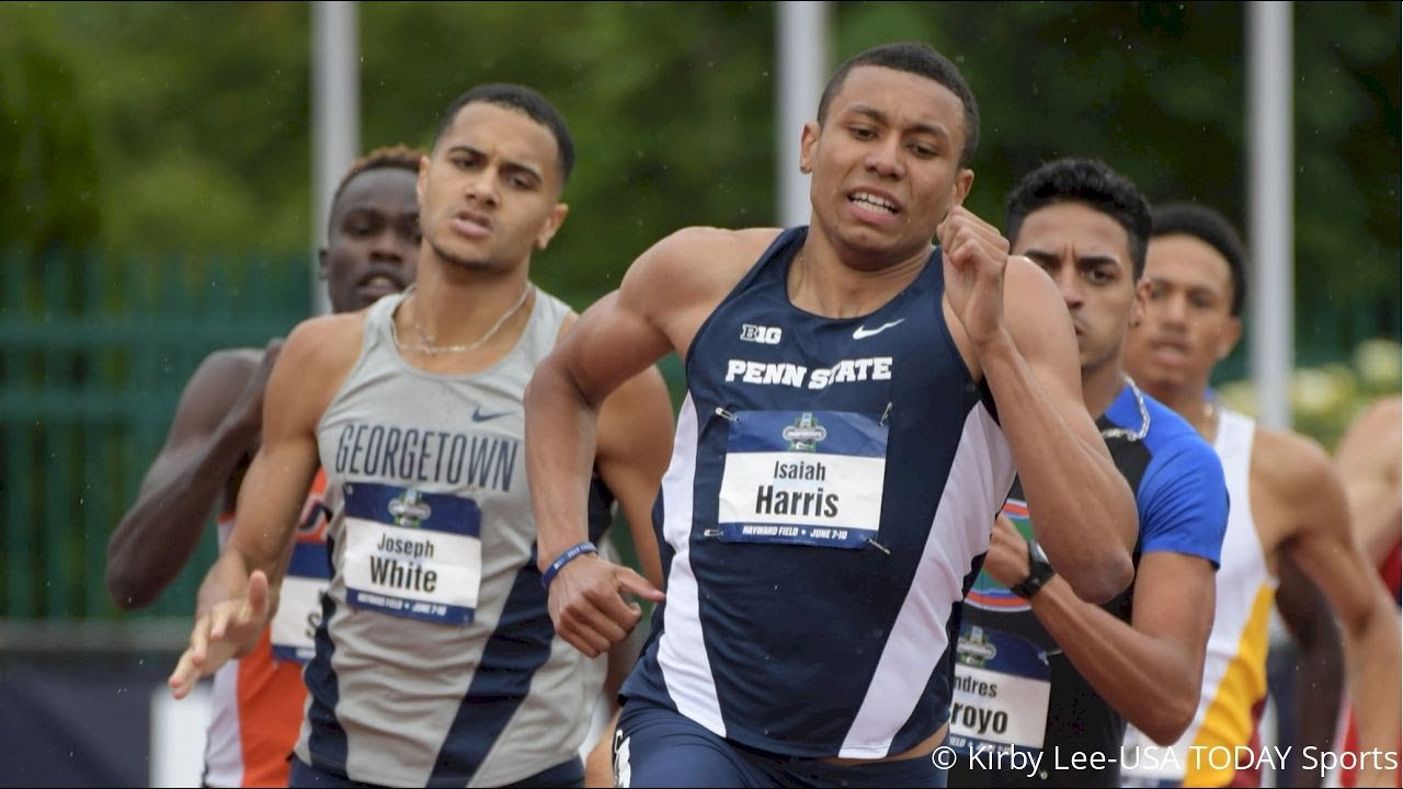 Isaiah Harris Wins 6th Straight Big Ten 800m Title - YouTube