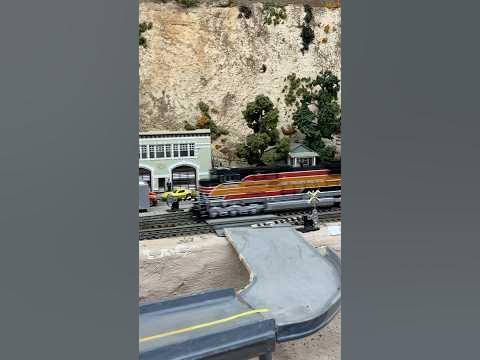 UP 1996 passing the Fire Station#sanantonio #railfun #texas #hoscale #modeltrains #funrun #amre ...