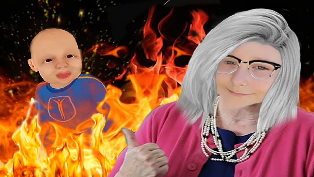 I sacrificed my Grandson to a Demon! [GRANNY SIMULATOR - HALLOWEEN MAP ...