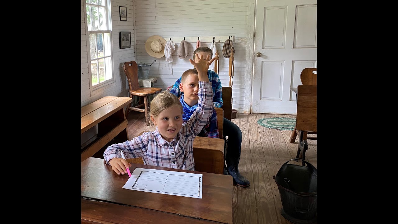 Inside the One-Room Schoolhouse circa 1900 - YouTube