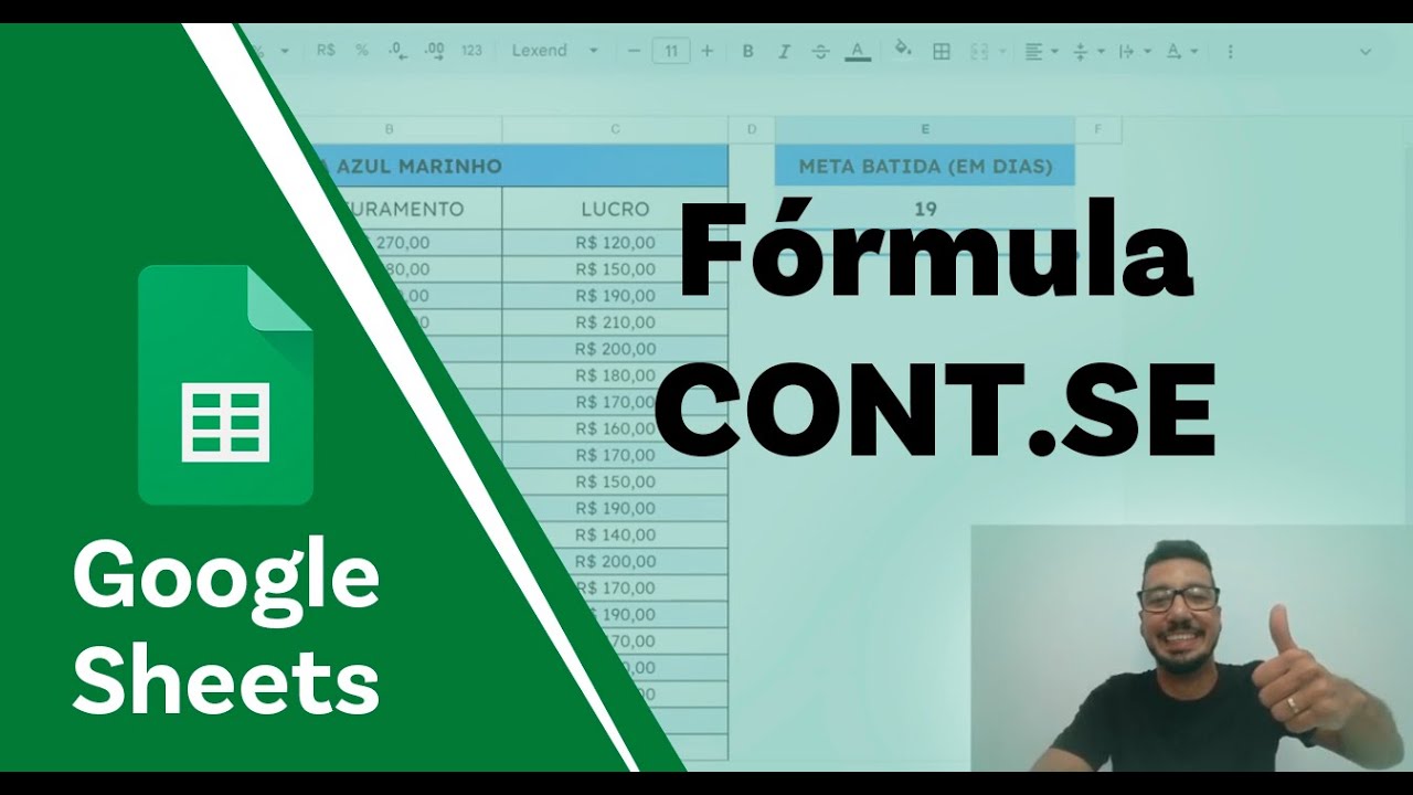 CONT.SE no Google Sheets: Simplifique suas contagens - YouTube