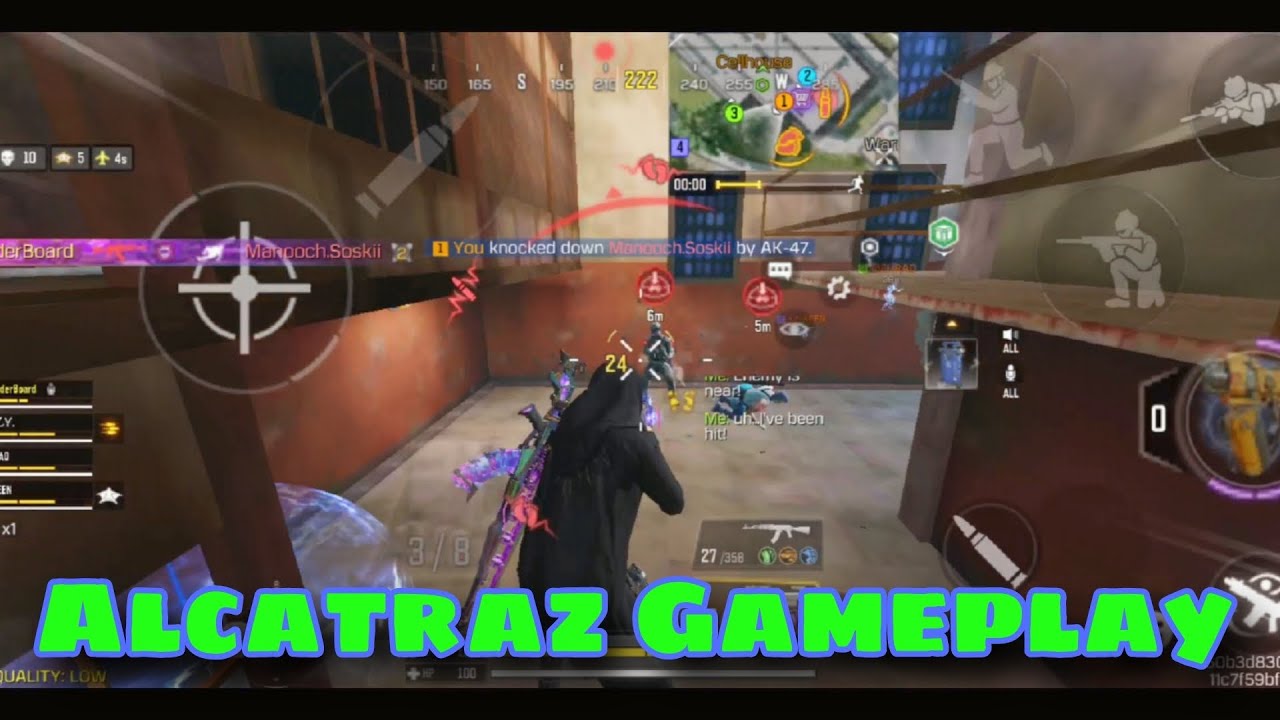 Look How a Pro Player Fights in Alcatraz | COD MOBILE BR ! Intense ...