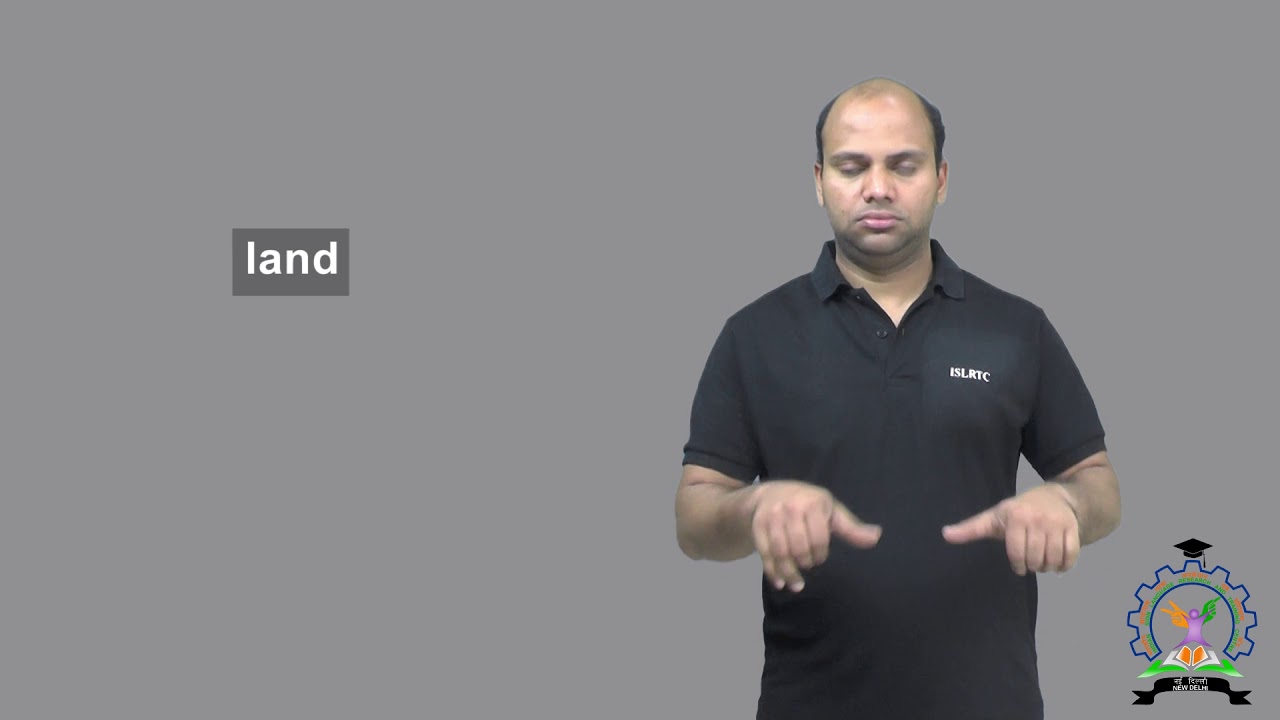 land (sign 2) - YouTube