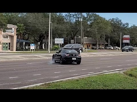Mazda rx-8 CRASHES at detail garage rides and coffee - YouTube