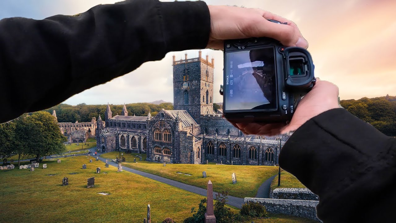 street POV photography VERY small CITY - ST DAVIDS pembrokeshire - YouTube