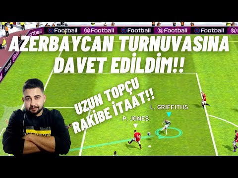 AZERBAYCAN SPRING CUP TURNUVASINA DAVET EDİLDİM! UZUN TOPÇU RAKİBE İTAAT! PES 2021 MOBILE