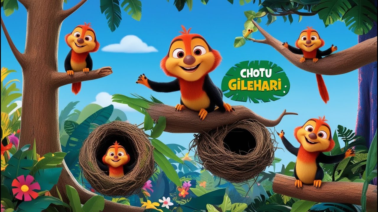 Squirrel Dance Song | A4U Kids | Nursery Rhymes & Kids Songs - YouTube