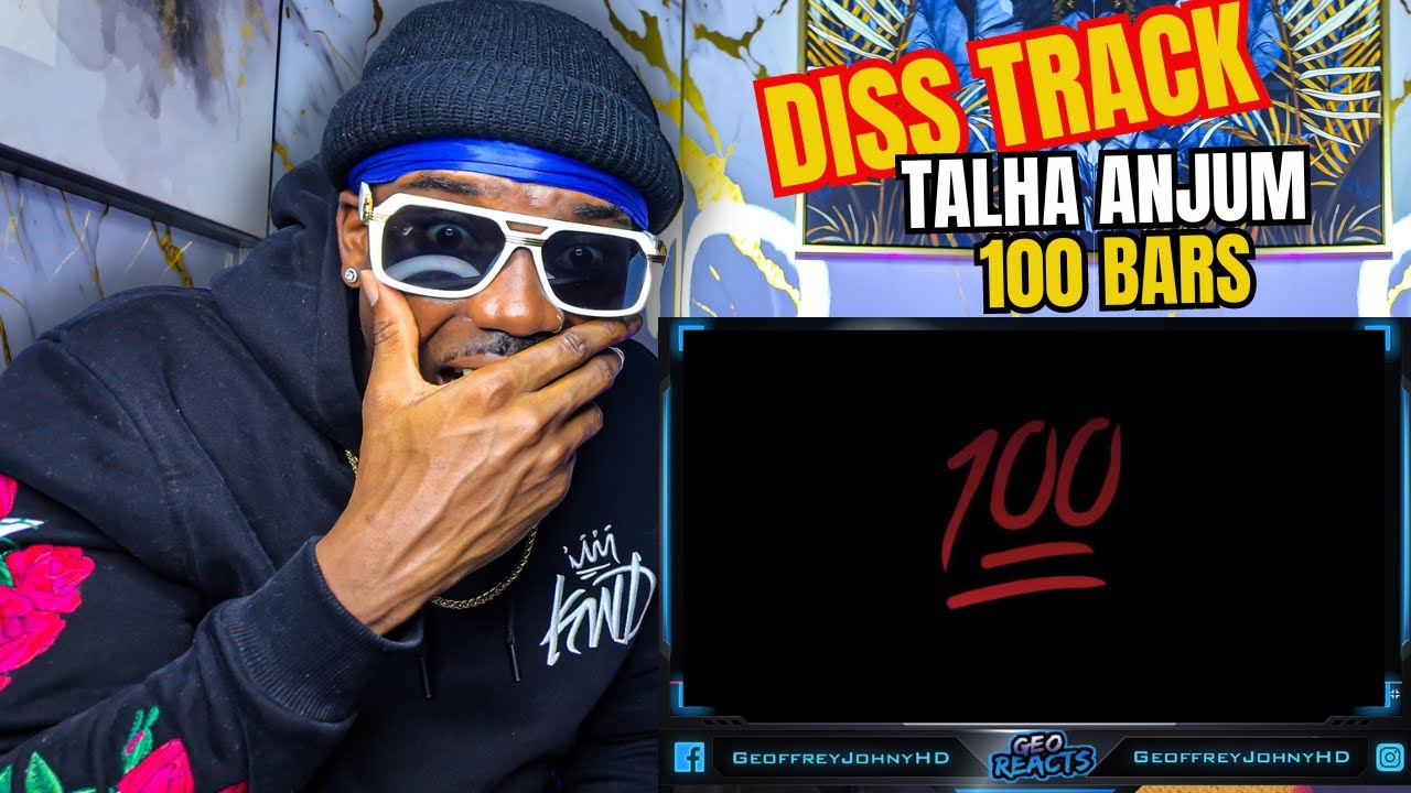 Talha Anjum | 100 BARS || DUBAI REACTION - YouTube