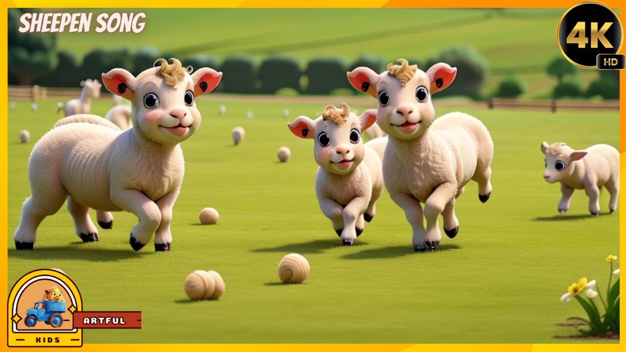 🐑 "Counting Sheep: Fun Kids Song about Sheep Pen and Lambs! 🎶" 🌟 - YouTube