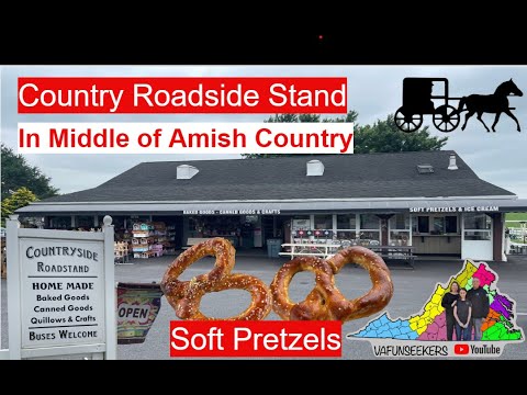 The Country Roadside Stand | Best Soft Amish Pretzels | Ronks, PA - YouTube