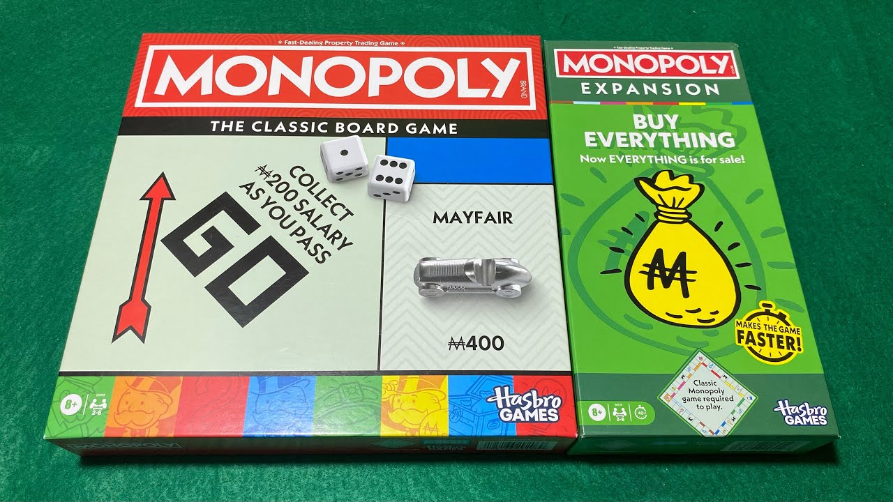 Unboxing #Monopoly Buy Everything Expansion by Hasbro Games - YouTube