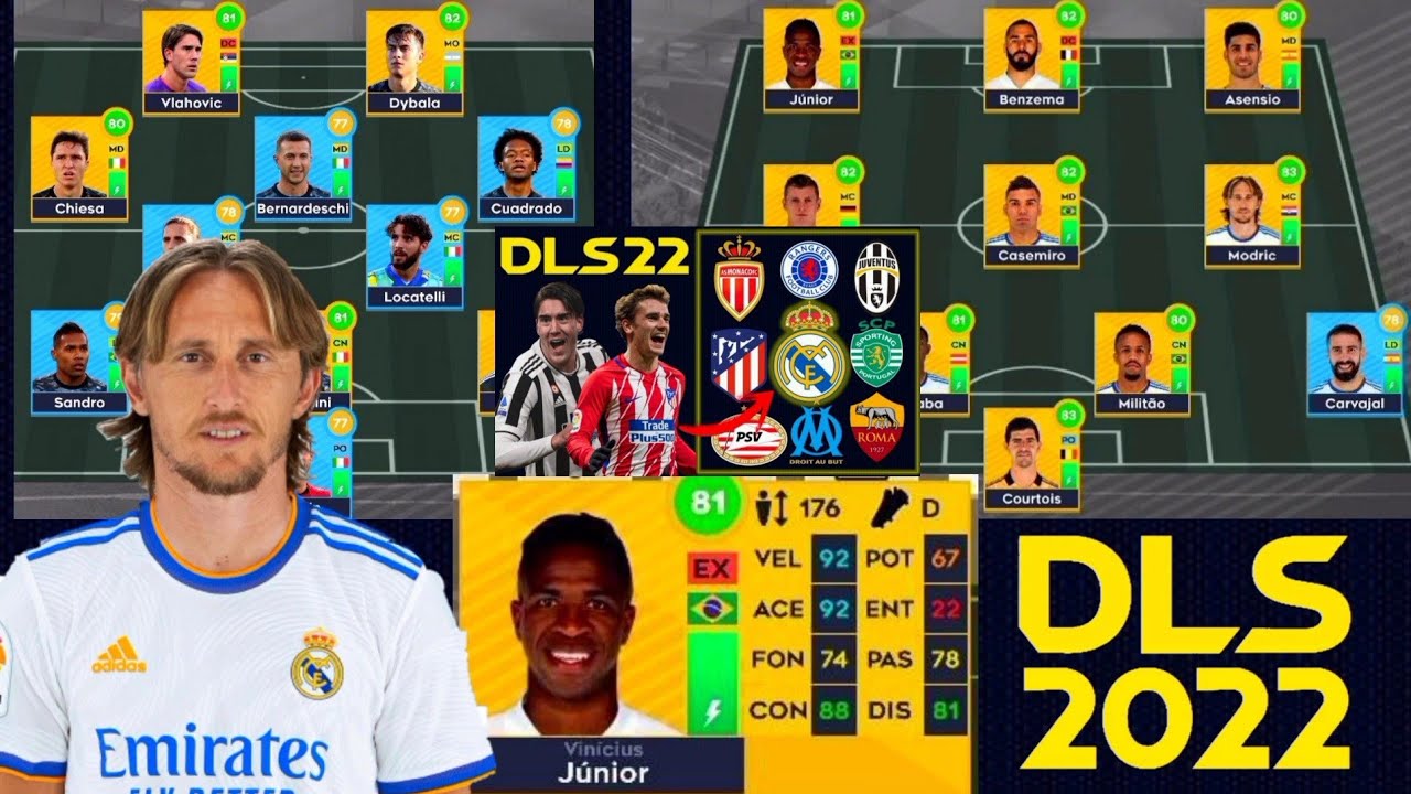 DLS 22 | TODOS LOS EQUIPOS Y JUGADORES DEL NUEVO EVENTO ALINEACIONES ...
