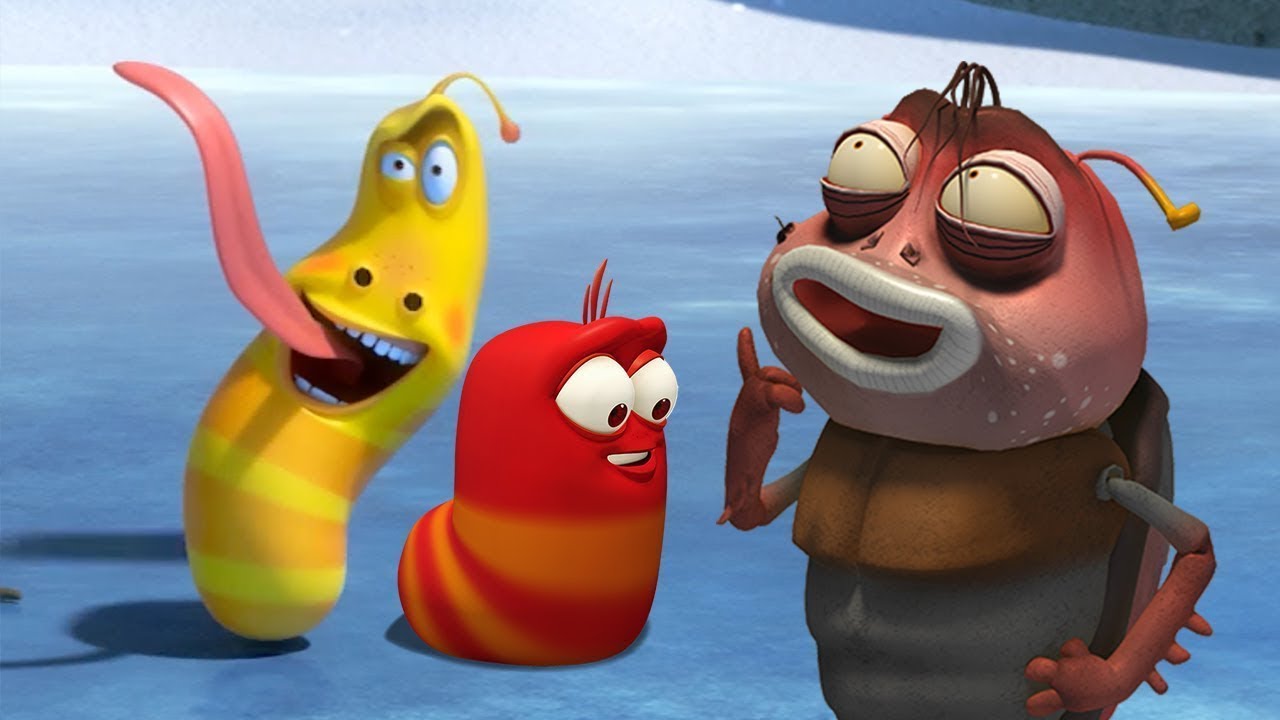 LARVA - 얼음 크리스마스 특별에 버그 | 불 벌레 | 어린이 만화 | 공식 대리인 | WildBrain - YouTube