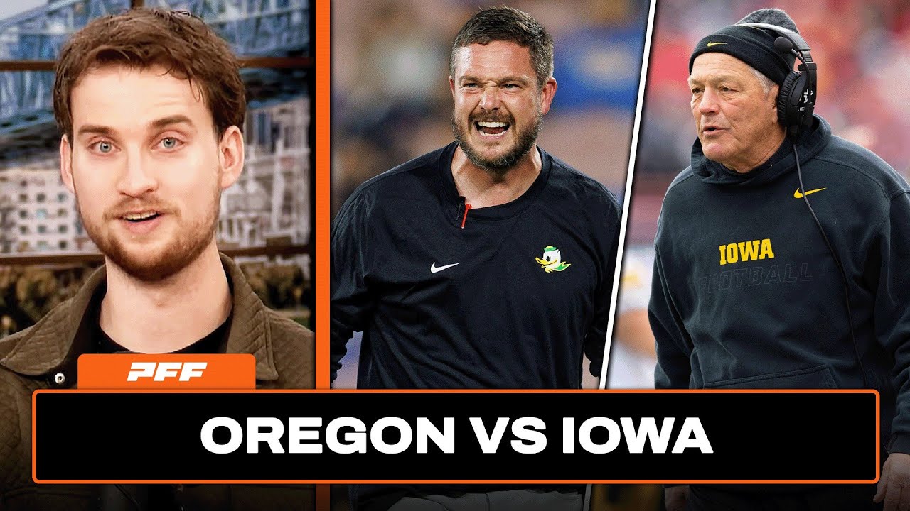 Oregon vs. Iowa Preview & Prediction | PFF College Football Show - YouTube