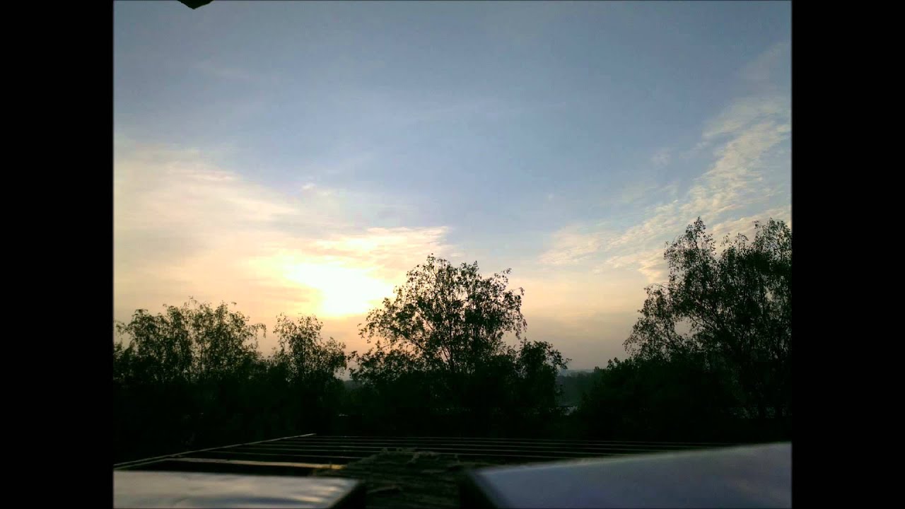 Sunrise from my window - Timelapse - YouTube