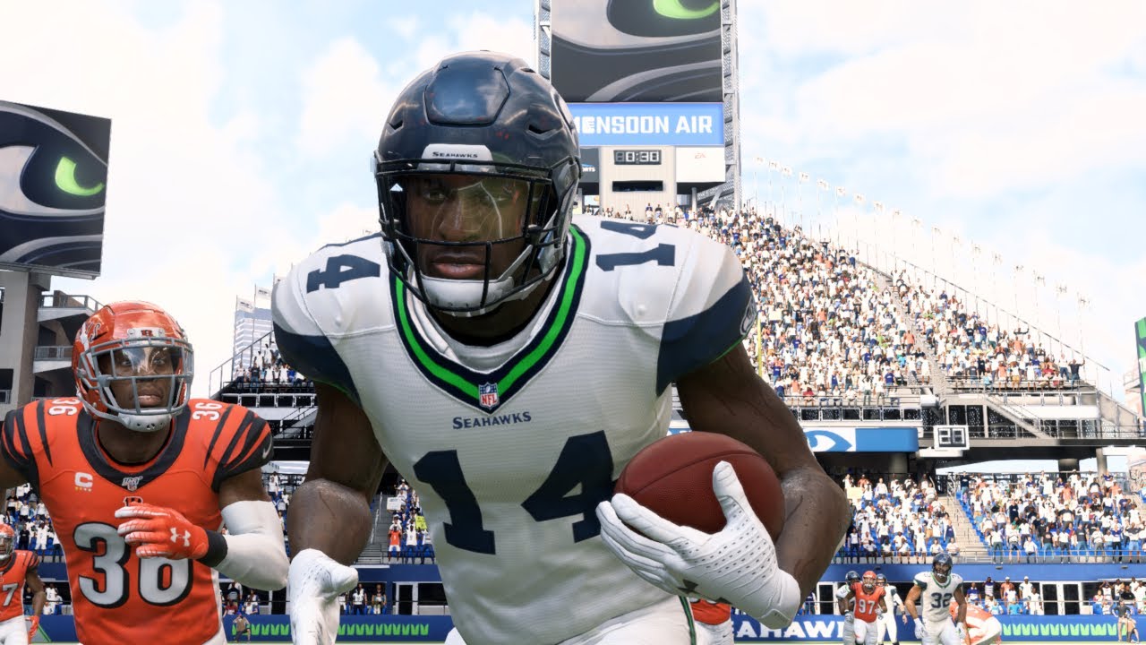 Madden 20 Seahawks vs. Bengals Exhibition Full Gameplay Xbox One No ...