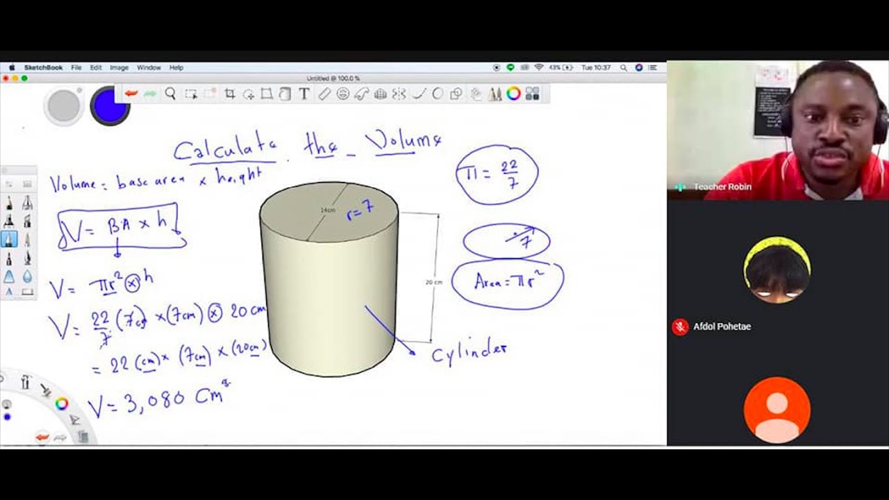 Teaching Maths online Google meet - YouTube