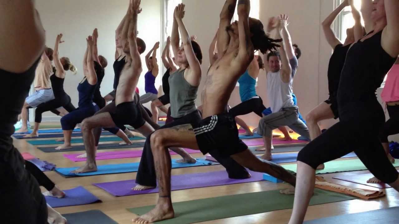 Manju Jois at Stillpoint Yoga London - Surya Namaskar B - YouTube