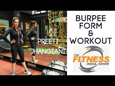 Fitness India Show: Preeti Jhangiani does a Burpee Workout