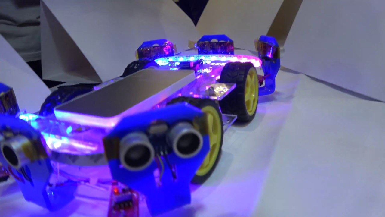 Self-driving rover using the 96Boards Carbon development board - YouTube