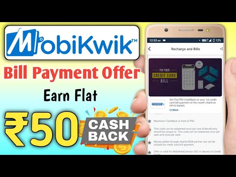 Mobikwik Credit Card Bill Payment Offer || Credit Card Bill Payment ...