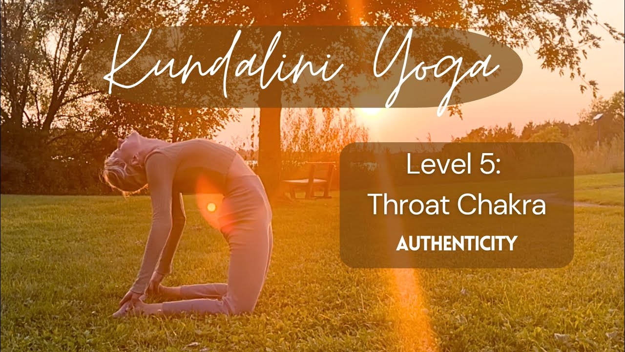 Kundalini Yoga Level 5: Throat Chakra (20 Min Vinyasa Flow) - YouTube