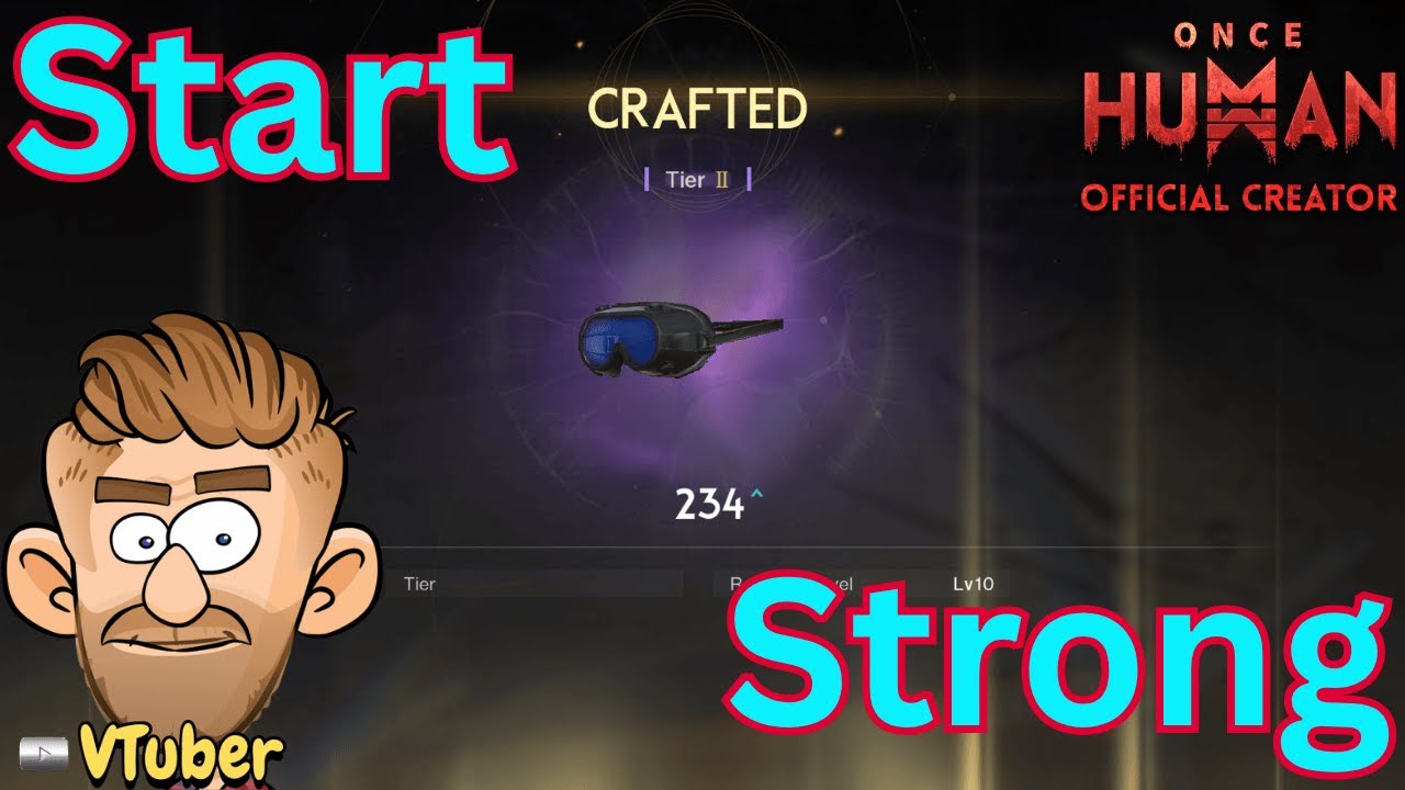 Start Strong, Live Long! Craft Mayfly Goggles in Once Human Mobile ...