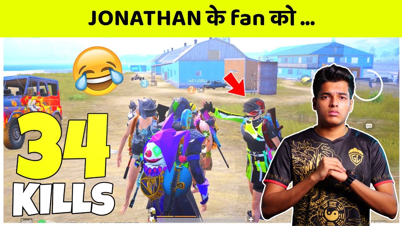 i did this to Jonathan fan - bgmi gameplay - YouTube