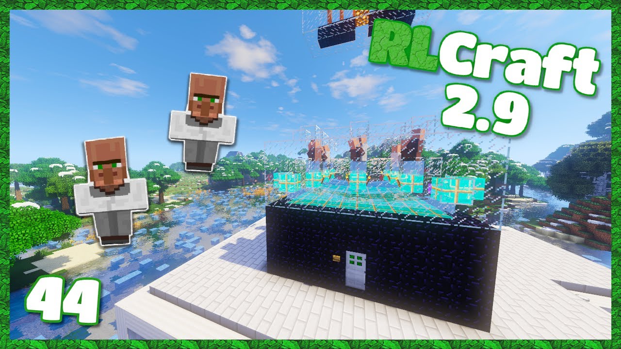 Rebuilding the Ultimate Villager Farm! | RLCraft 2.9 Update - Ep 44 ...