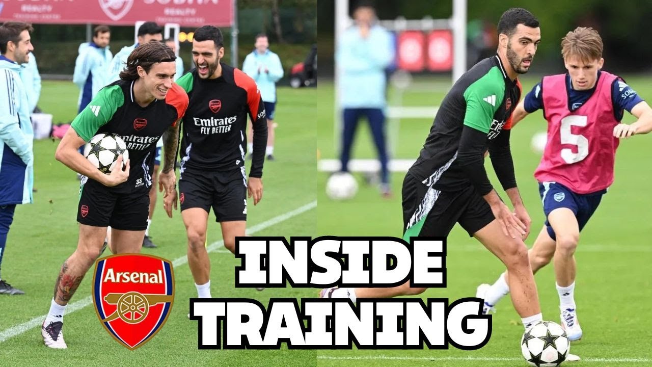INSIDE TRAINING - Is back Mikel Merino - ARSENAL TRAINING TODAY # ...
