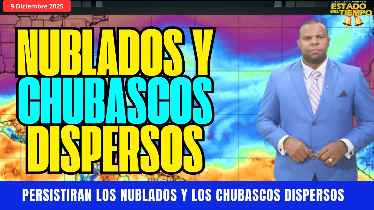 9 DICIEMBRE. CHUBASCOS AISLADOS Y AUMENTO DE NUBOSIDAD POR EL VIENTO ...