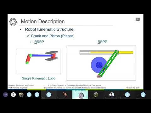 Robotics (Session 03) - Prof. Hamid D. Taghirad - YouTube