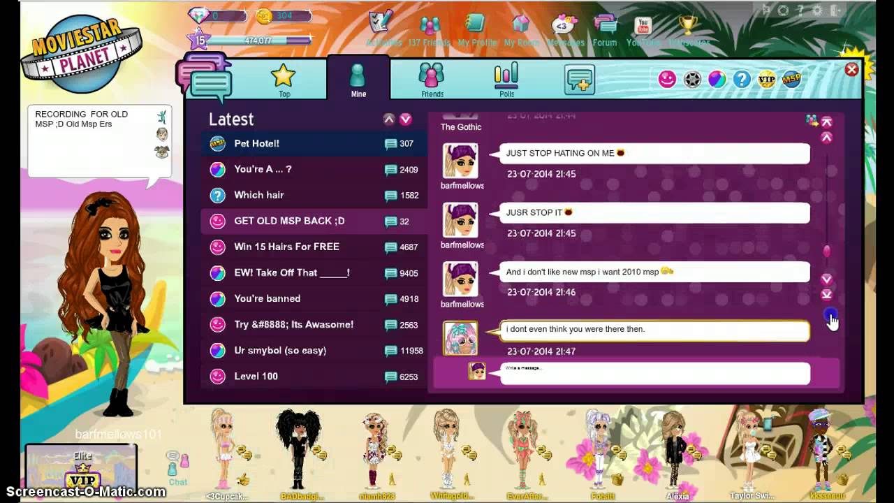 TRYIN' TO GET OLD MSP BACK ;D - YouTube