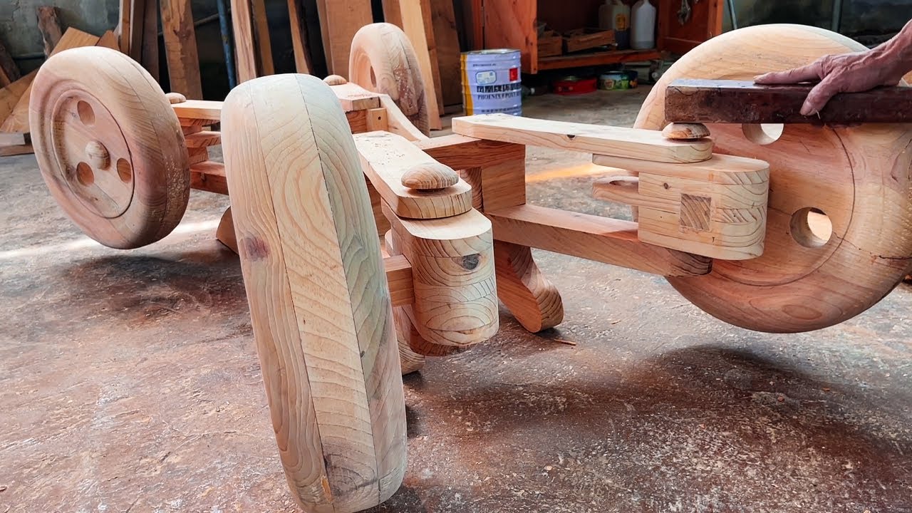 Build A Wooden Super All-Terrain Vehicle Part 2 // Incredible ...