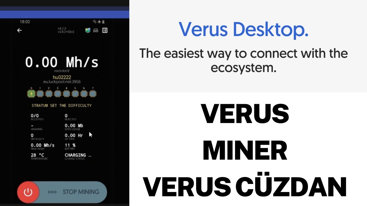 Akıllı Telefon | Verus Miner Çalıştırmak | Verus Cüzdan Oluşturmak ...
