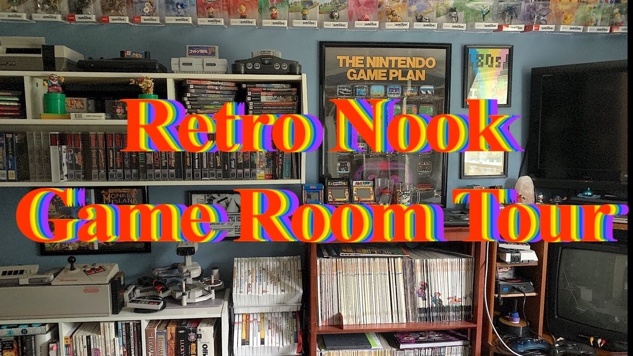 TKM's Retro Nook Game Room Tour 2021 - YouTube