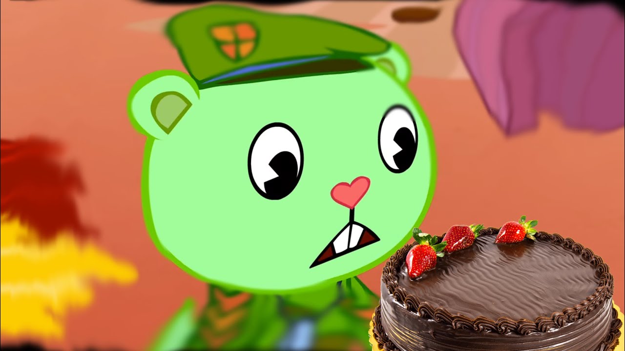 Flippy Eats A “Normal” Cake - YouTube