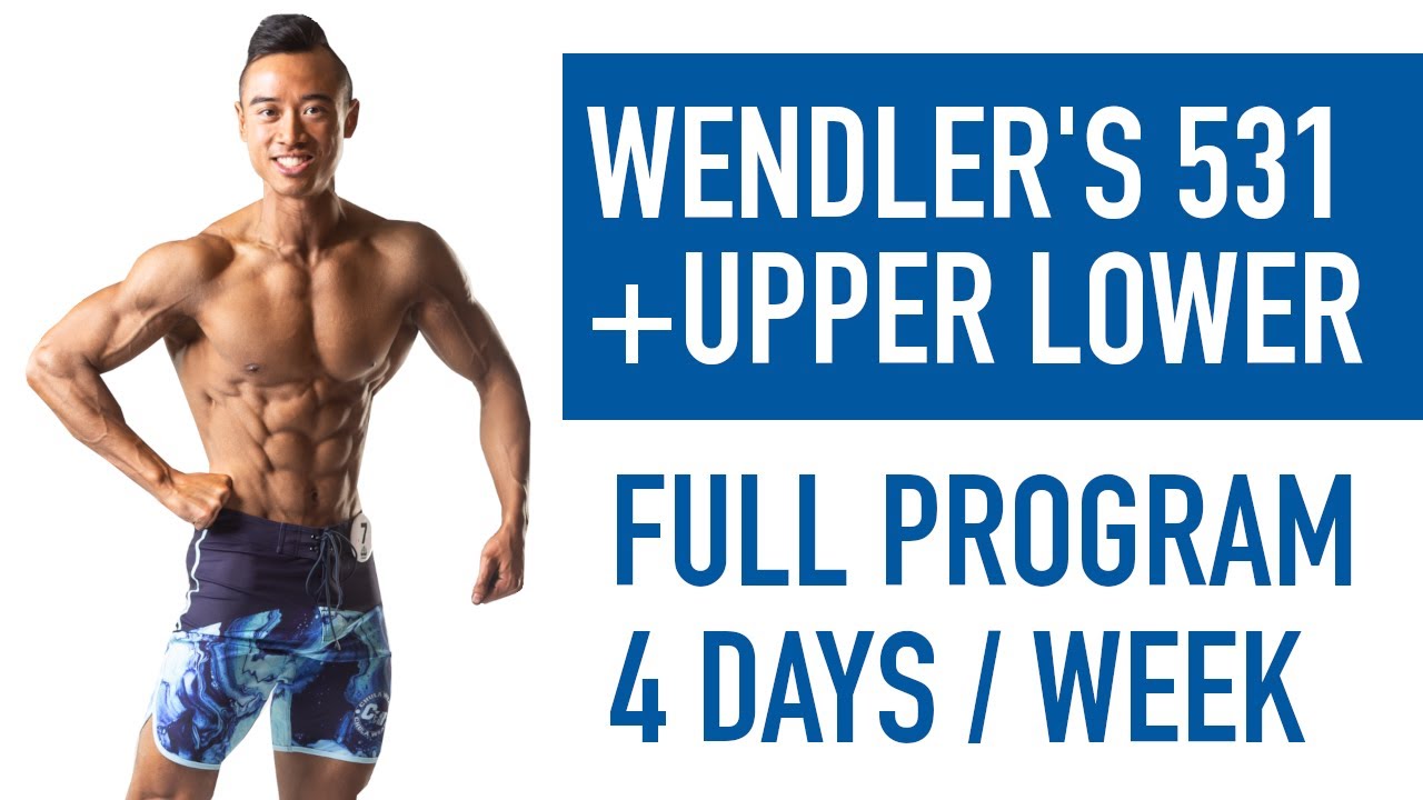 531 UPPER LOWER Split 4 Day Hypertrophy Program Explained YouTube 531 UPPER LOWER Split 4 Day Hypertrophy Program Explained YouTube