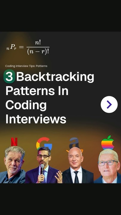 Must Know Backtracking Patterns (2025) | Ace Coding Interviews #shorts - YouTube