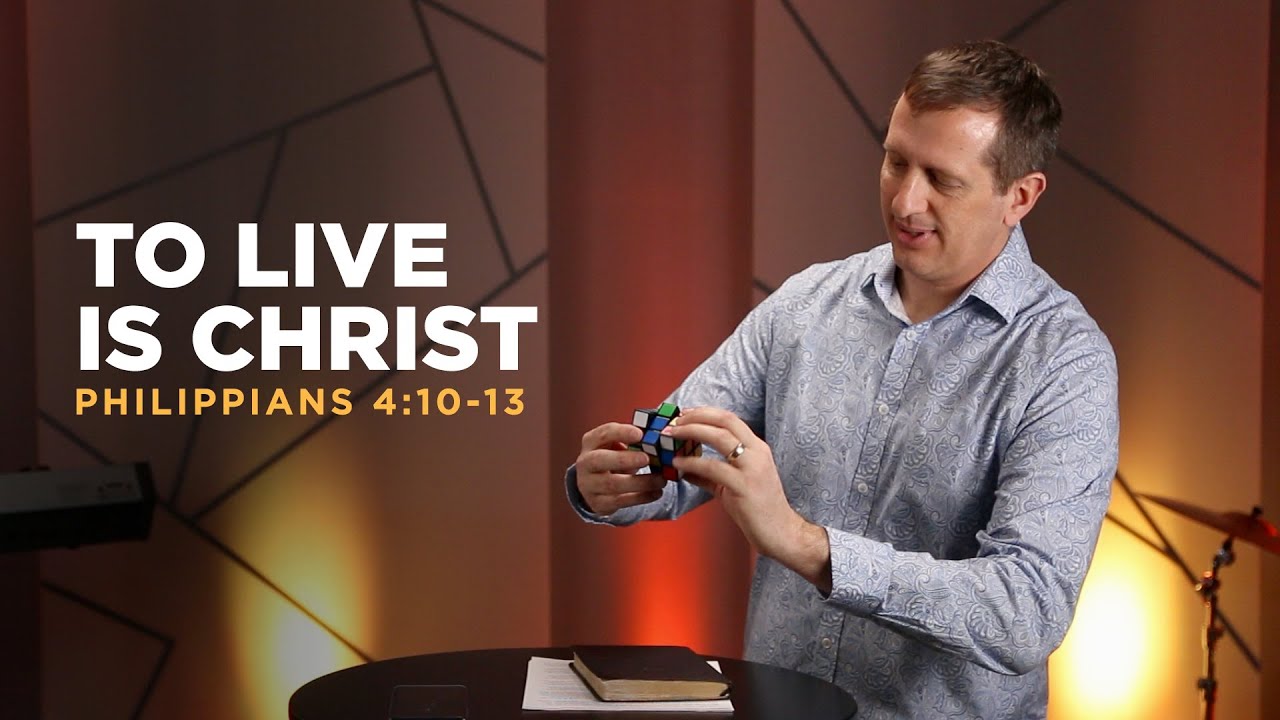 To Live Is Christ | Sun Morning | Pastor Kevin (03-29-20) - YouTube