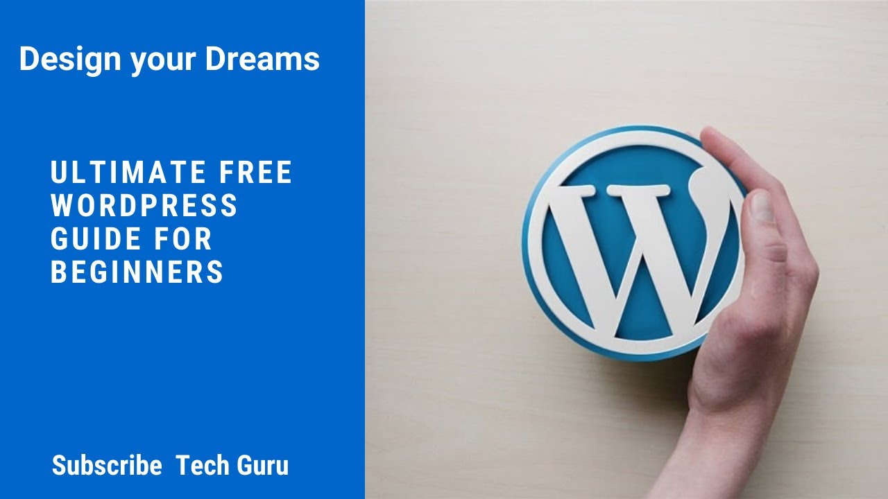wordpress complete course for a free-wordpress tutorial for beginners ...