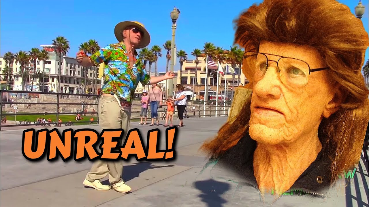 Shocking Grandpa Dancing on Huntington Beach Pier! - YouTube