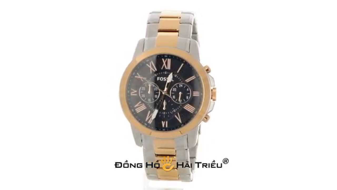 Đồng hồ Fossil FS5024 - Nam - Quartz (Pin) - Dây Kim Loại
