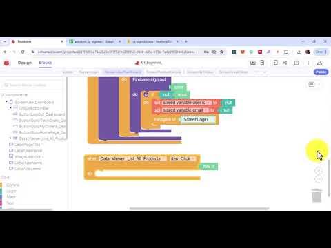 Data List and Row Object Component in Thunkable - YouTube