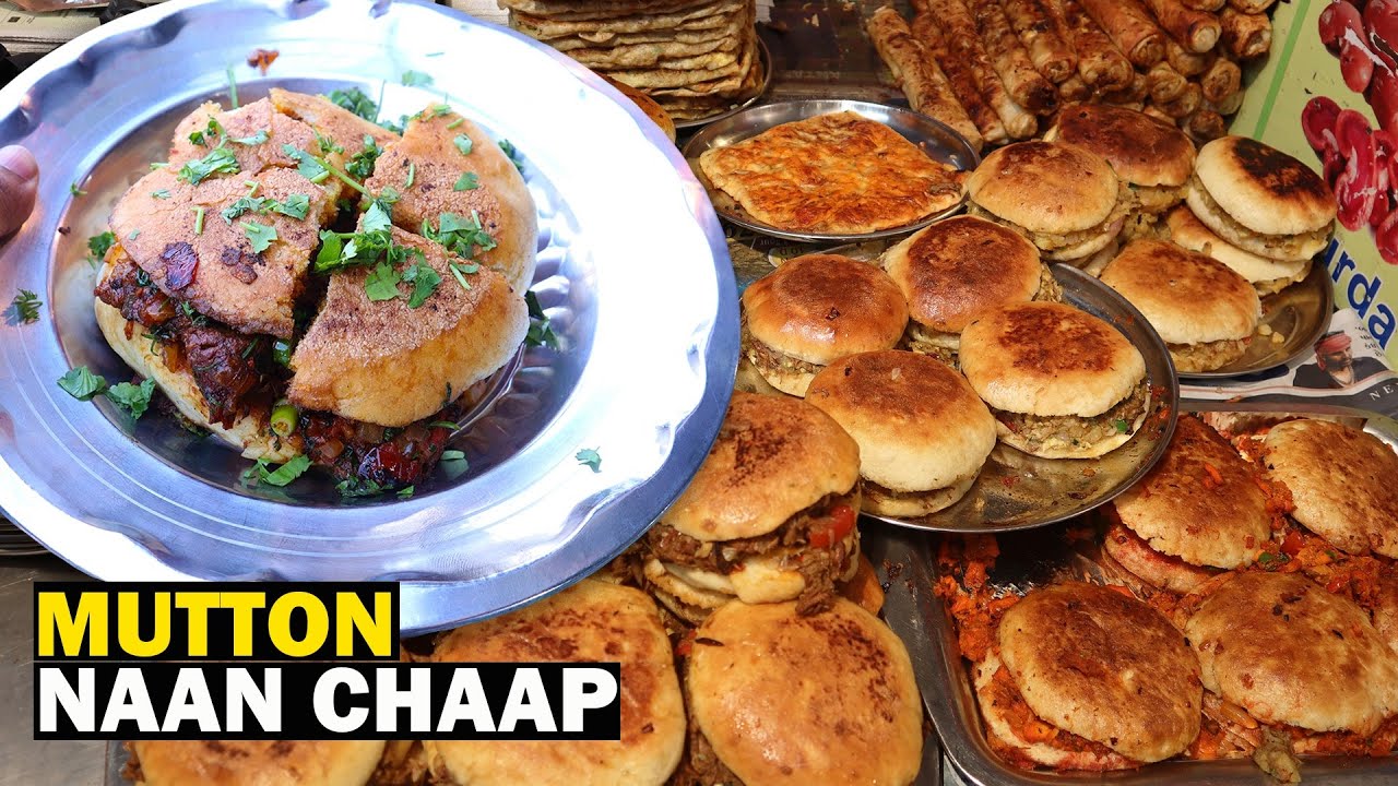 Mumbai Ka Sabse Famous Mutton Naan Chaap Ki Making in Catering Style ...