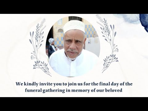 Khitma for Our Beloved Father, Uncle & Grandfather Habib Abubakar Al ...