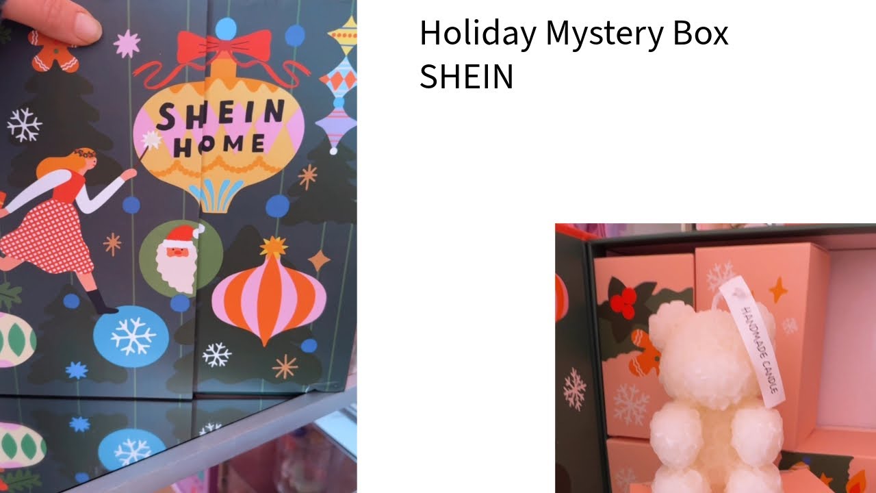 SHEIN Holiday Mystery Box 🎄 SHEIN Haul - YouTube
